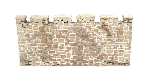 How to paint realistic Stone Walls - Printable Scenery