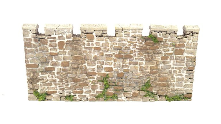How to paint realistic Stone Walls - Printable Scenery