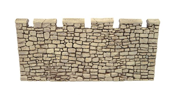 How to paint realistic Stone Walls - Printable Scenery