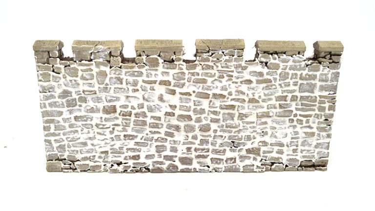 How to paint realistic Stone Walls - Printable Scenery