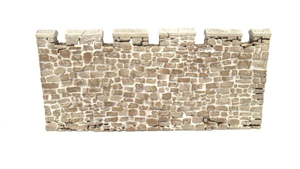 How to paint realistic Stone Walls - Printable Scenery