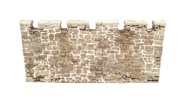 How to paint realistic Stone Walls - Printable Scenery