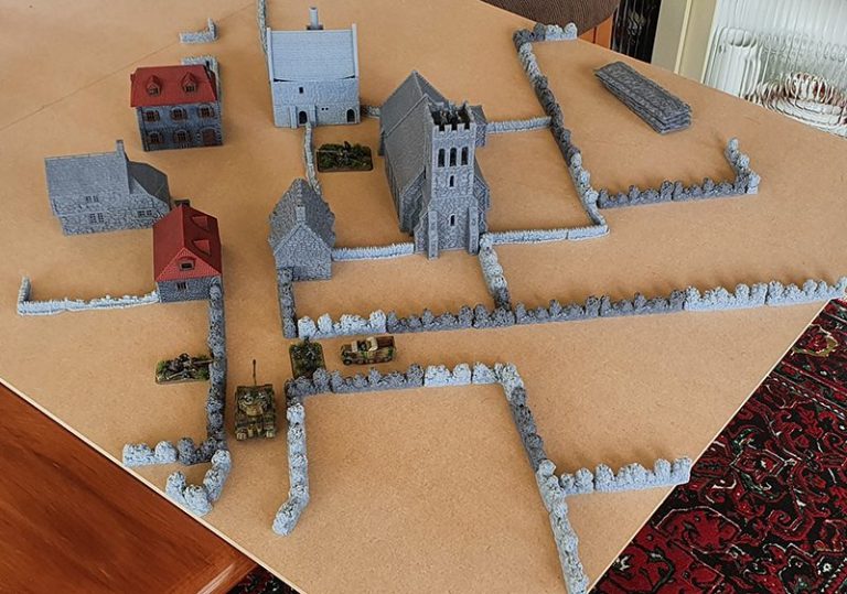 Building a Normandy board for Flames of War using the Country & King ...