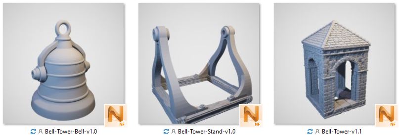 Bell Tower (Expansion) - Printable Scenery