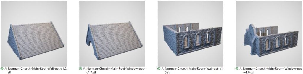 Norman Church - Printable Scenery