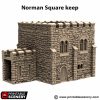 Norman Square Keep - Printable Scenery