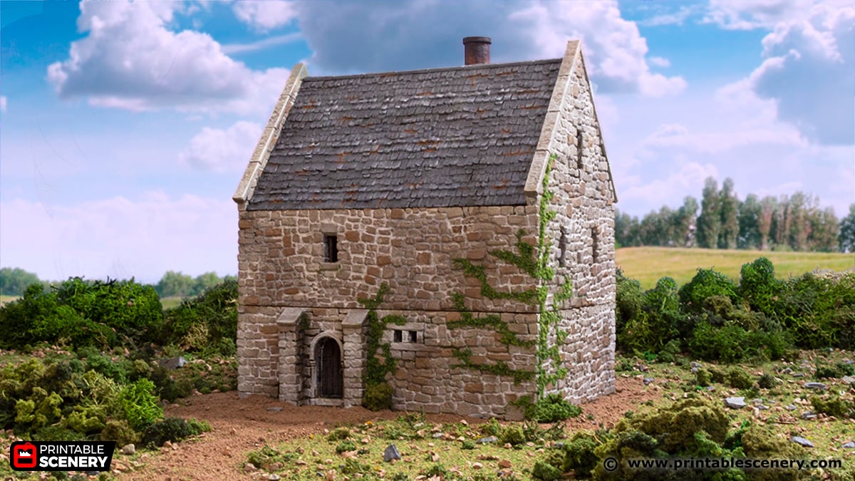 Norman Stone Manor - Printable Scenery