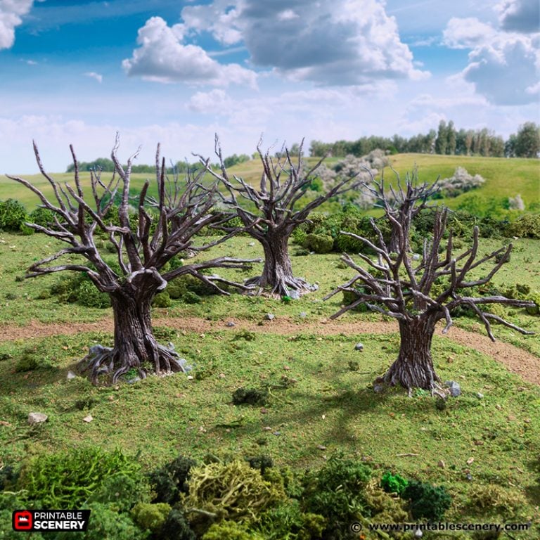 Oak Trees - Printable Scenery