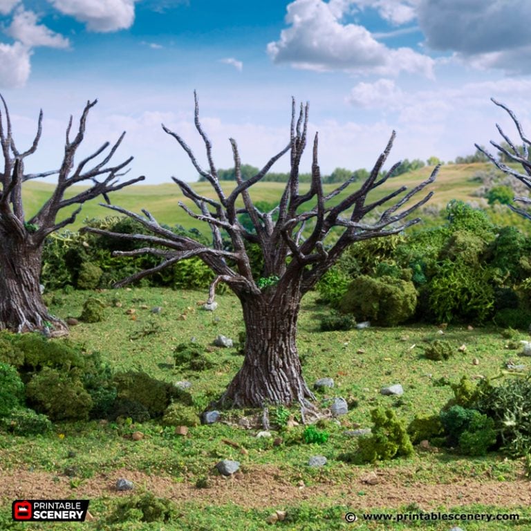 Oak Trees - Printable Scenery