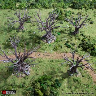 Oak Trees - Printable Scenery