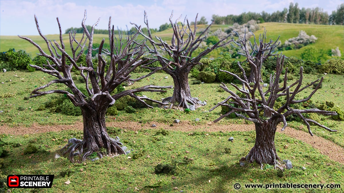 Oak Trees - Printable Scenery