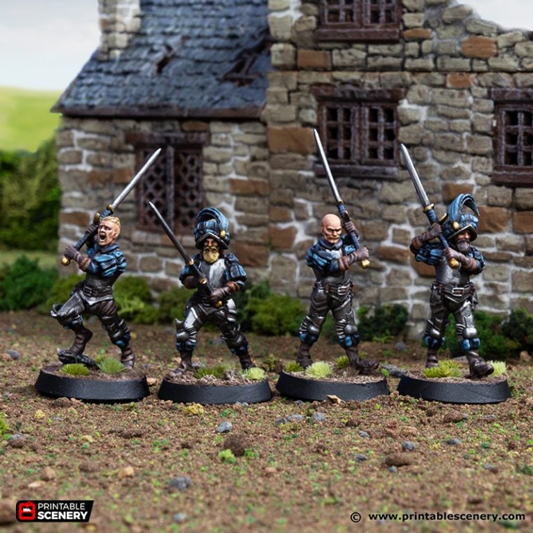 Empire Swordsmen - Printable Scenery