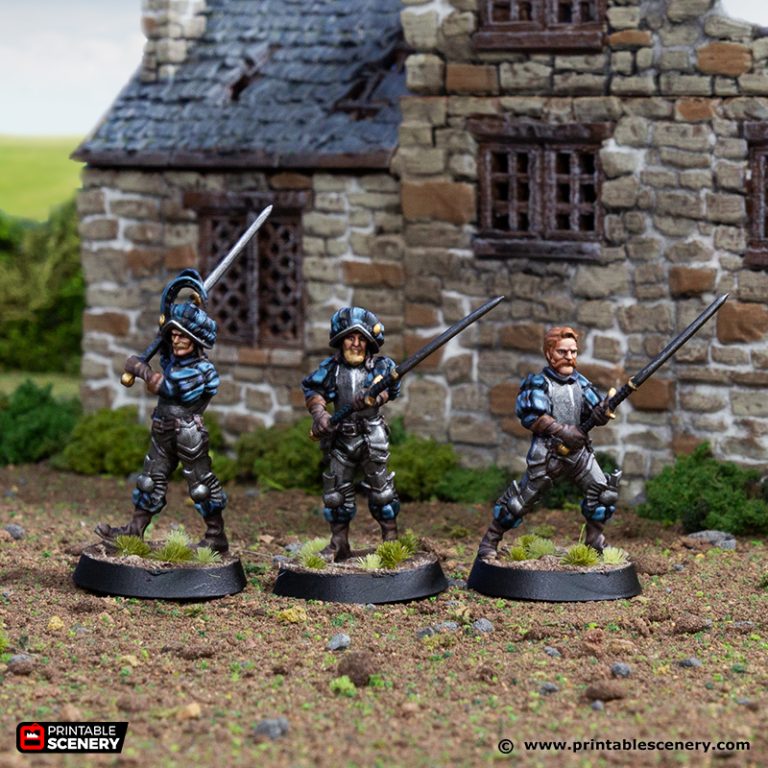 Empire Swordsmen - Printable Scenery