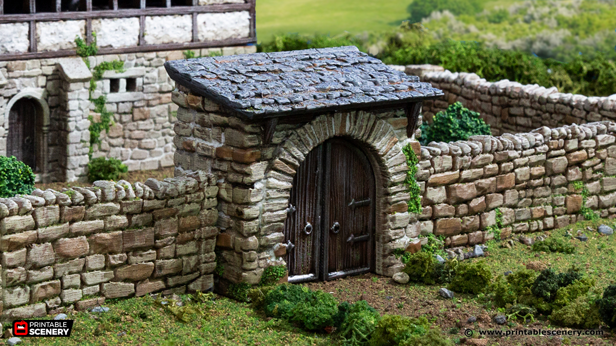 Farm Gate - Printable Scenery