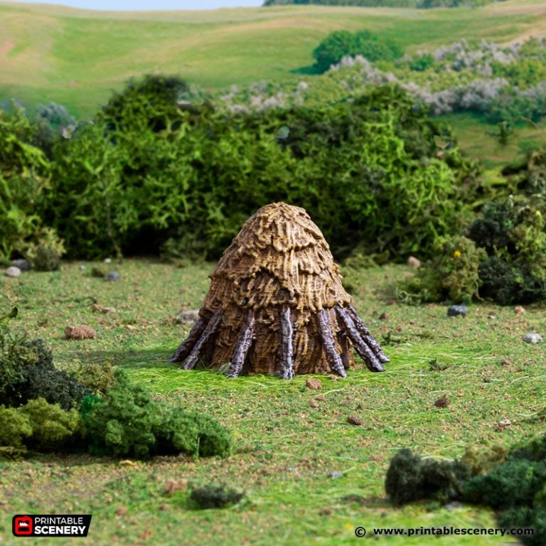 Haystacks - Printable Scenery