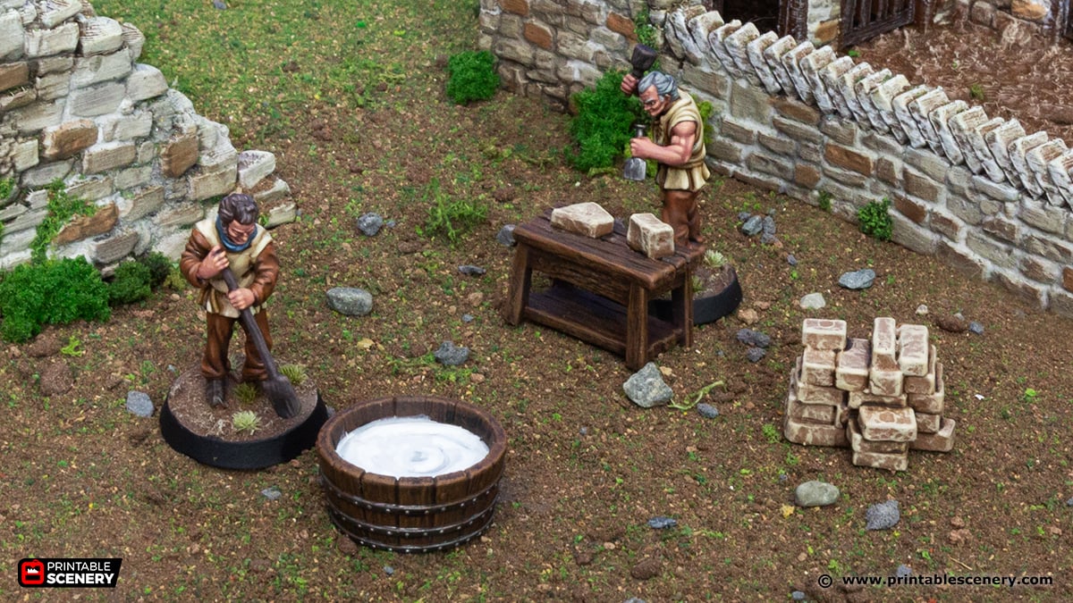 Stone Mason - Printable Scenery