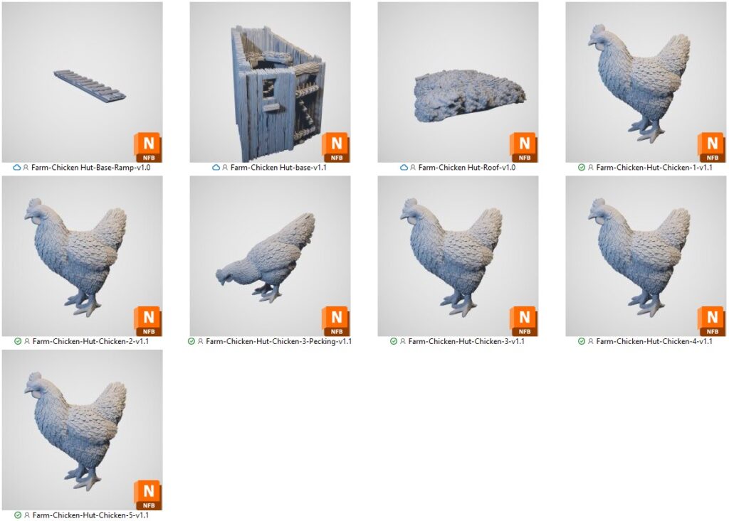 Farm Chicken Hut - Printable Scenery