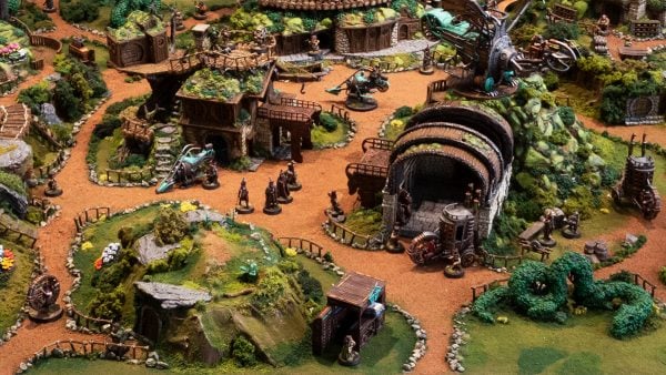 Rise of the Halflings on display - Printable Scenery