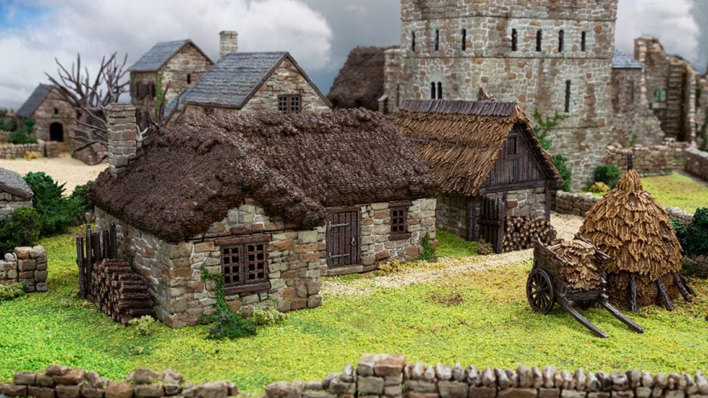 How to paint Medieval Textures - Printable Scenery