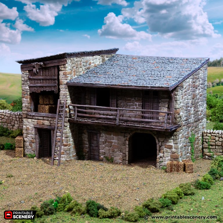 King Stables Printable Scenery