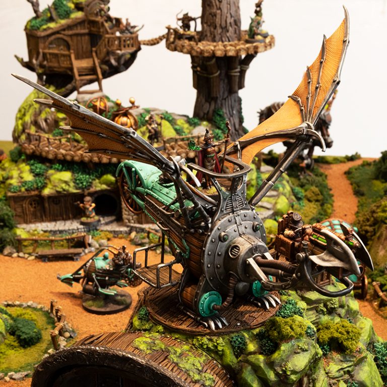 Rise of the Halflings on display - Printable Scenery