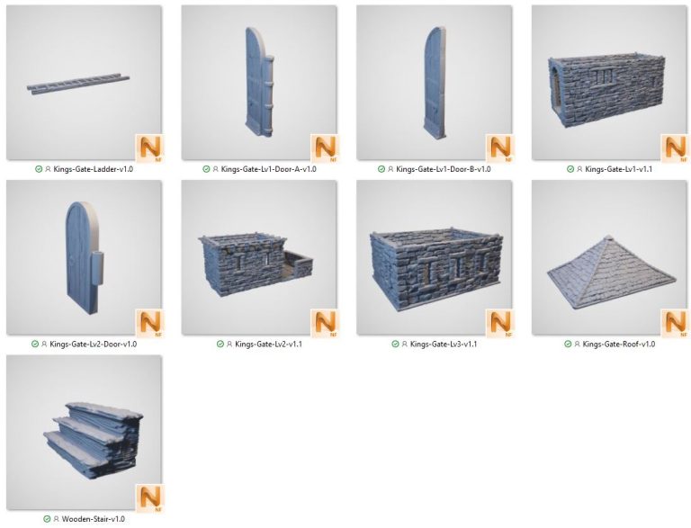 Kings Gate Printable Scenery