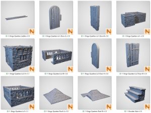 Kings Quarters Printable Scenery