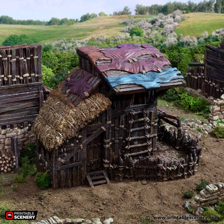 Large Shanty - Printable Scenery