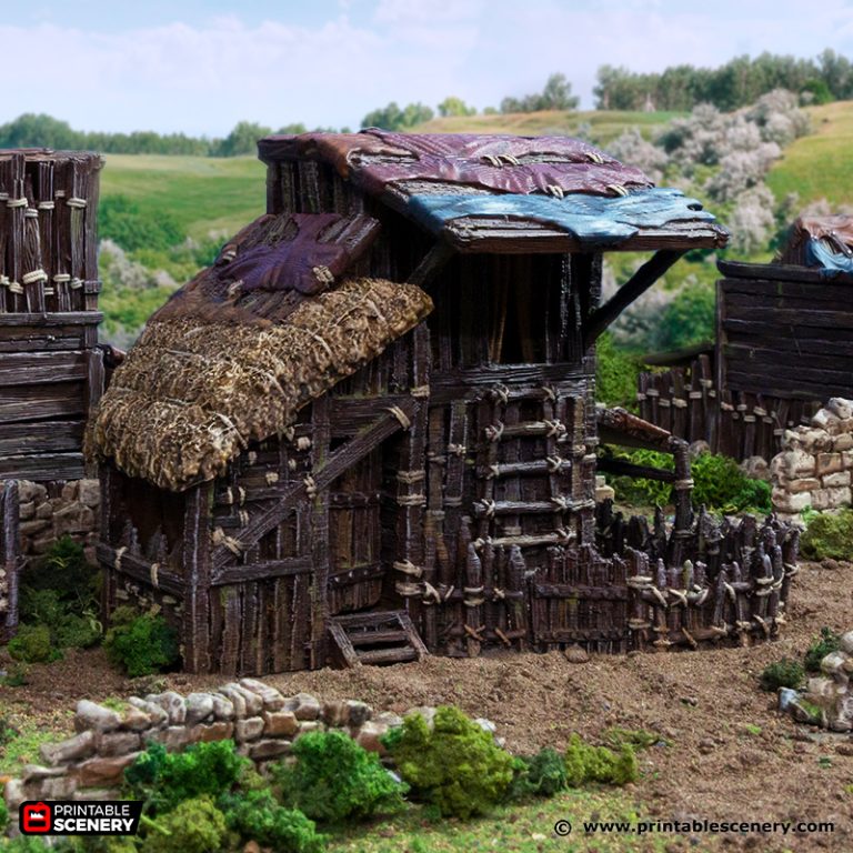 Large Shanty - Printable Scenery