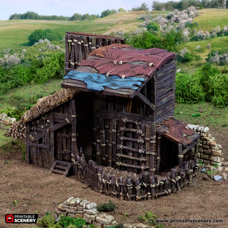 Large Shanty - Printable Scenery