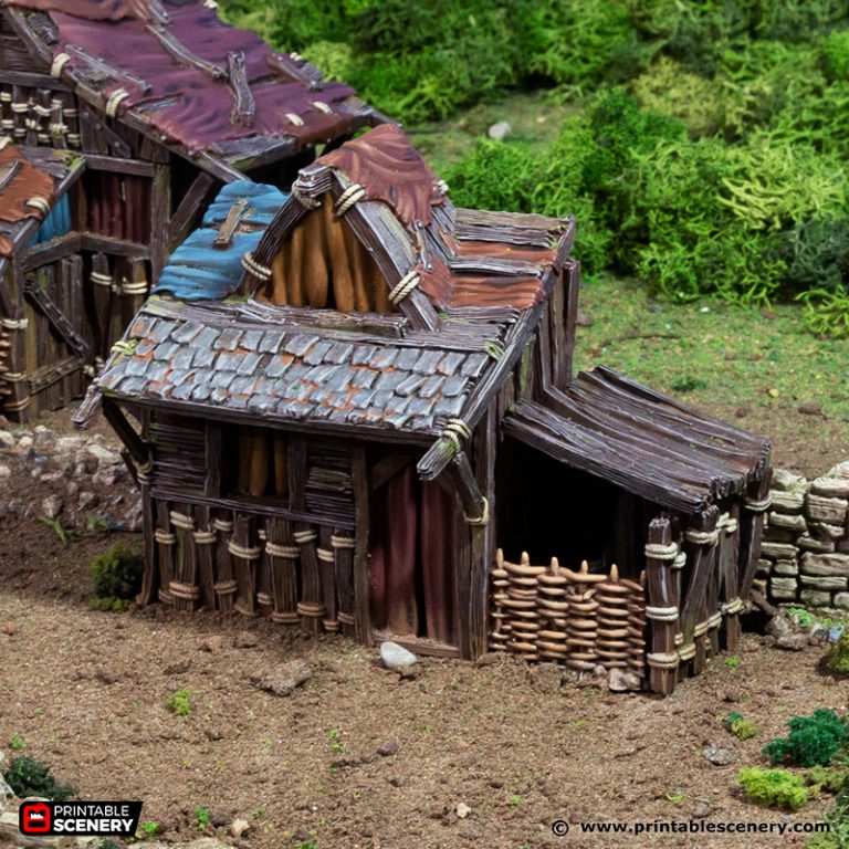 Small Shanty - Printable Scenery