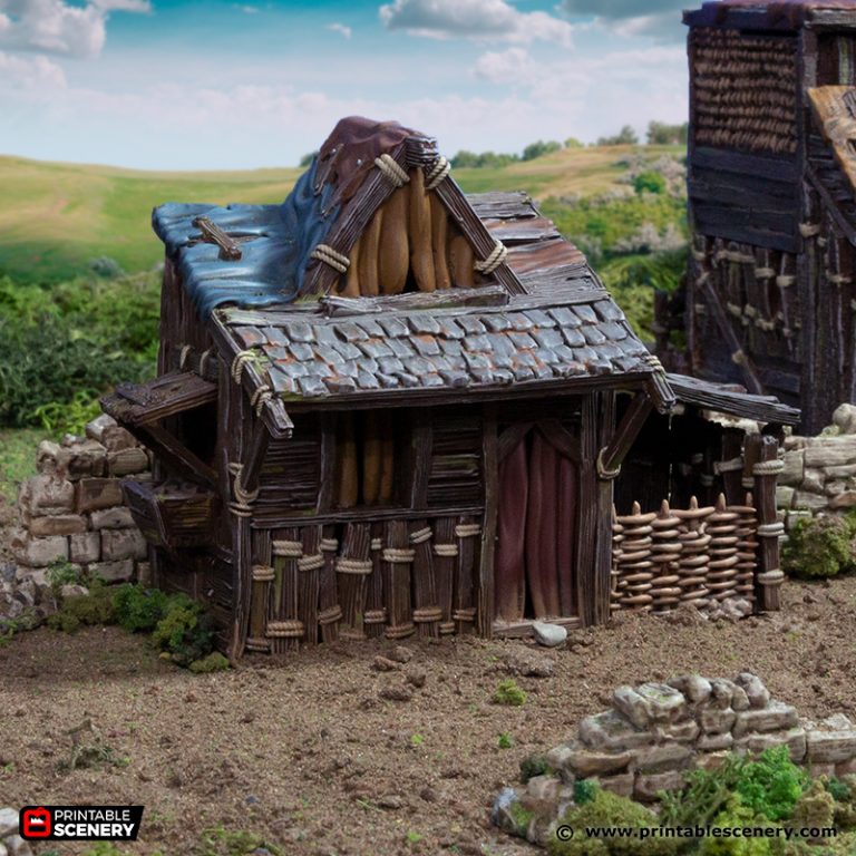 Small Shanty - Printable Scenery