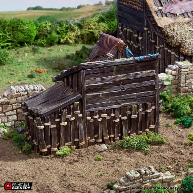 Small Shanty - Printable Scenery