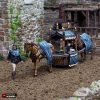 Two Horse Litter - Printable Scenery