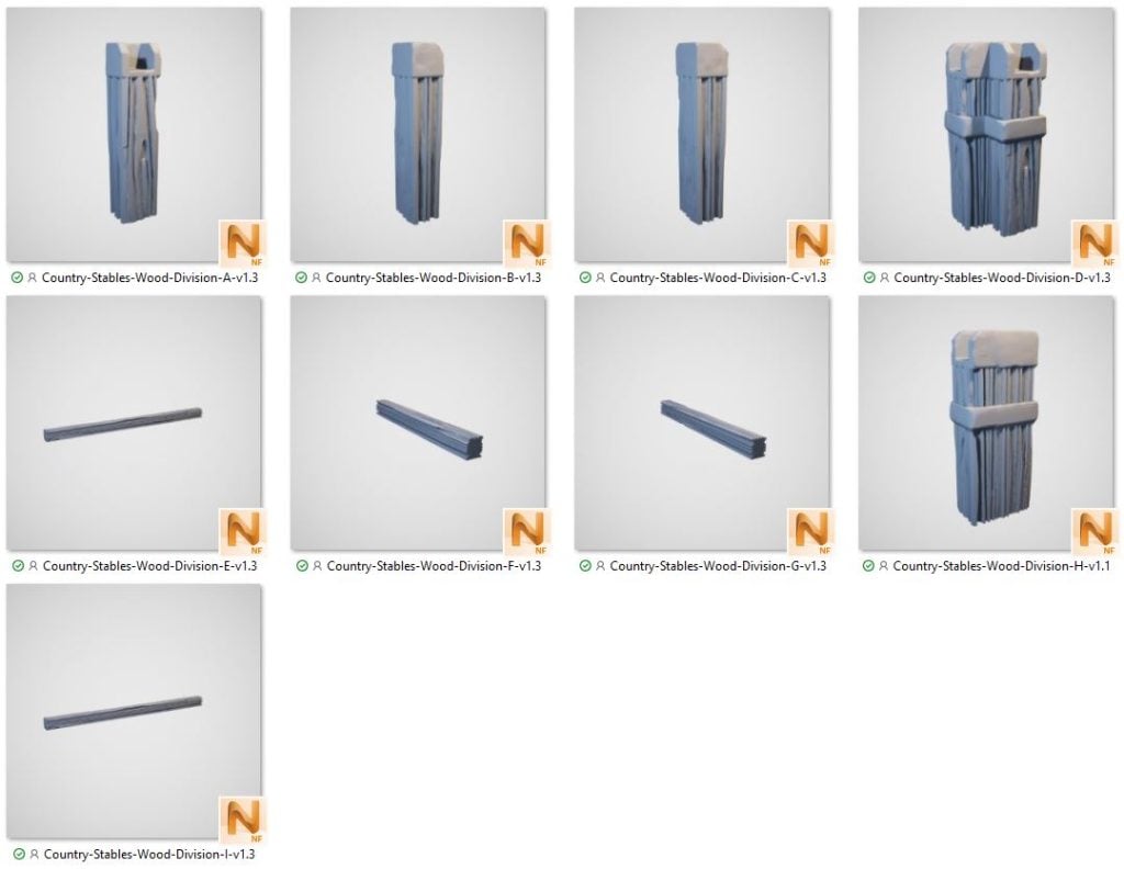 Country Stables - Printable Scenery