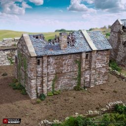 Ruined Black Rock Barracks Printable Scenery