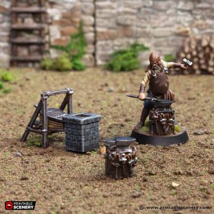 The Smithy - Printable Scenery