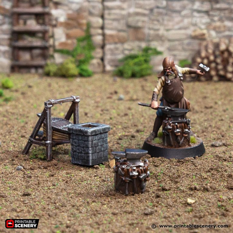 The Smithy - Printable Scenery