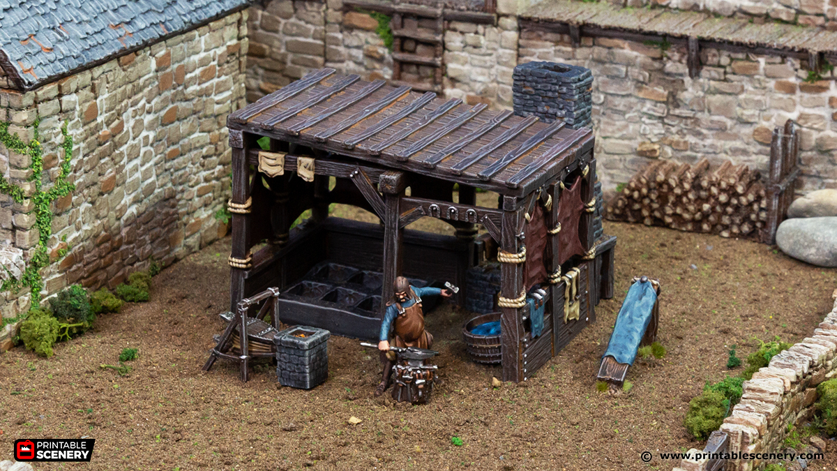The Smithy - Printable Scenery