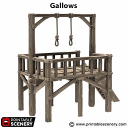 Gallows - Printable Scenery
