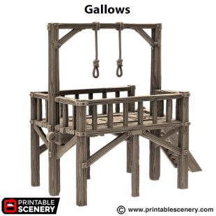 Gallows - Printable Scenery