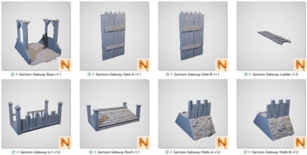 Norman Garrison Walls Printable Scenery