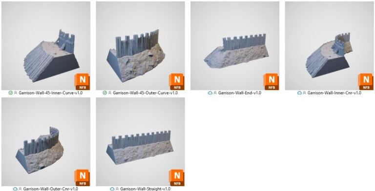 Norman Garrison Walls Printable Scenery