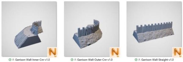 Norman Garrison Walls Printable Scenery