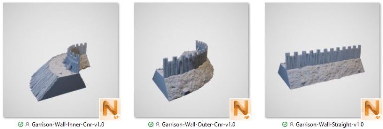 Norman Garrison Walls Printable Scenery