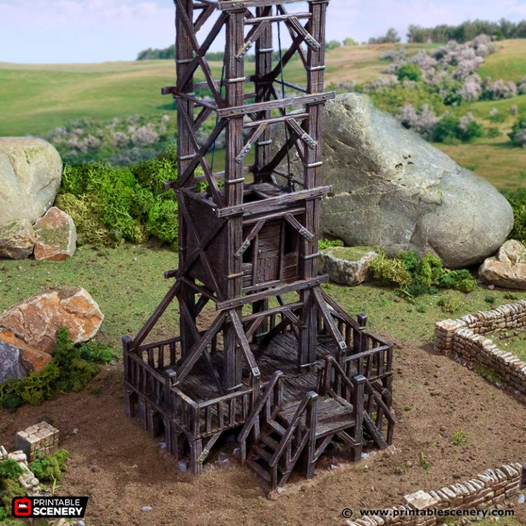 Quarry Elevator Printable Scenery