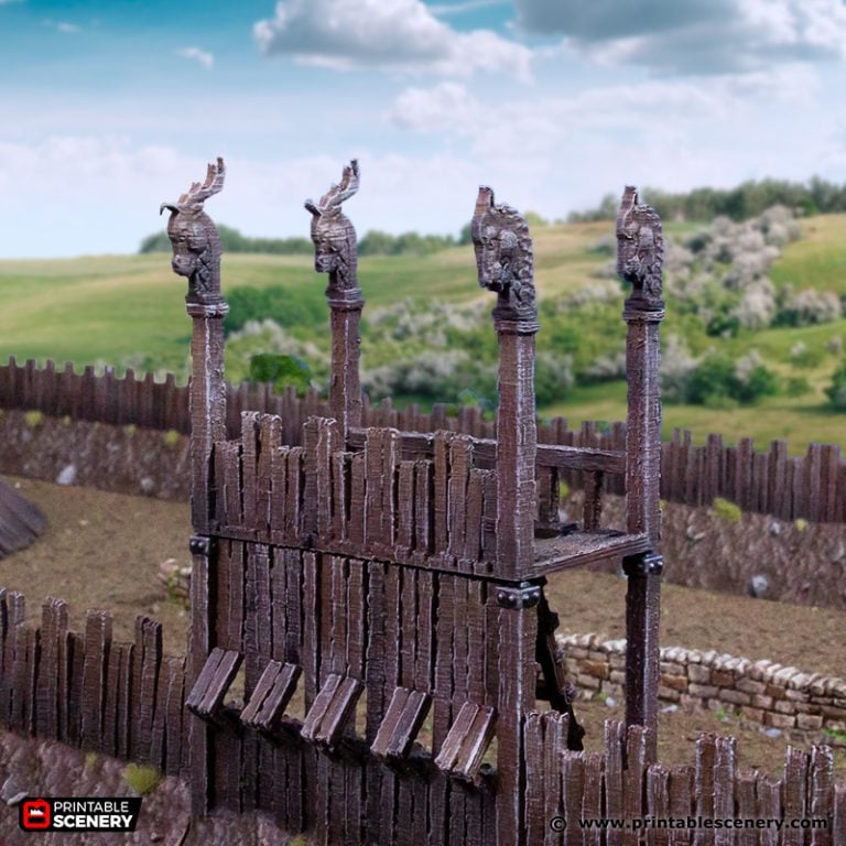 War Totems Printable Scenery