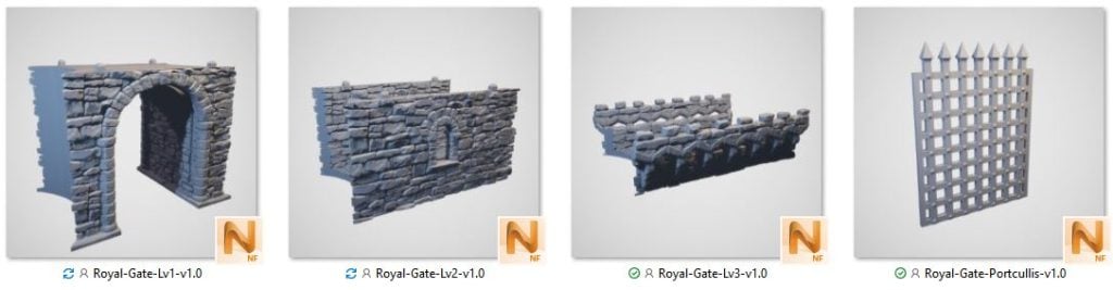 The Royal Gate Printable Scenery
