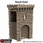 The Royal Gate Printable Scenery