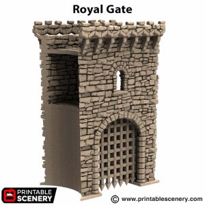The Royal Gate Printable Scenery